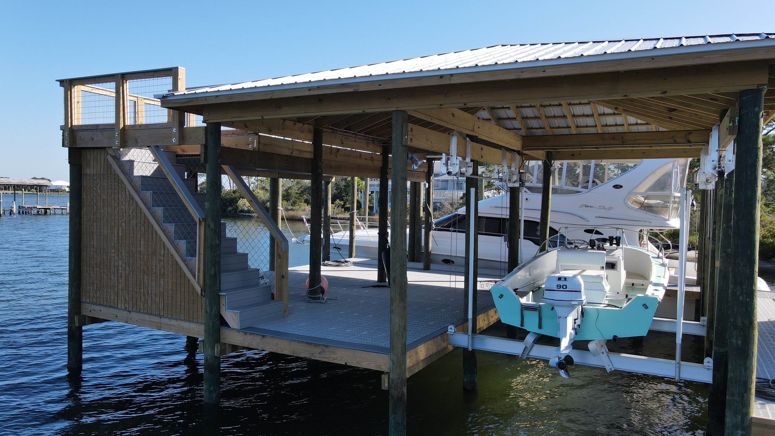 Projects - Cotton Bayou Fish Camp - Shoreline Marine Construction ...
